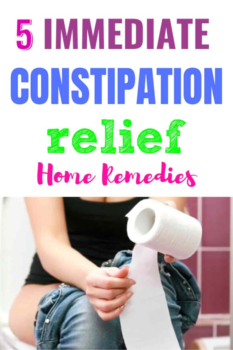 5 Immediate Constipation Relief Remedies - Cilantro News